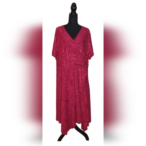 Perceptions | Dresses | Perceptions Womans 2x Red Dress | Poshmark